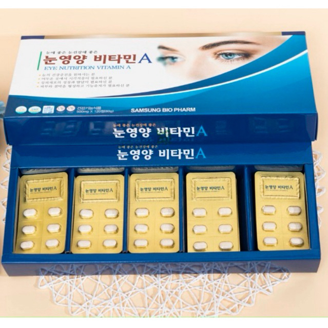 Viên Uống Bổ Mắt SamSung Bio Pharm hộp 120 viên – Eye Nutrition Vitamin ...