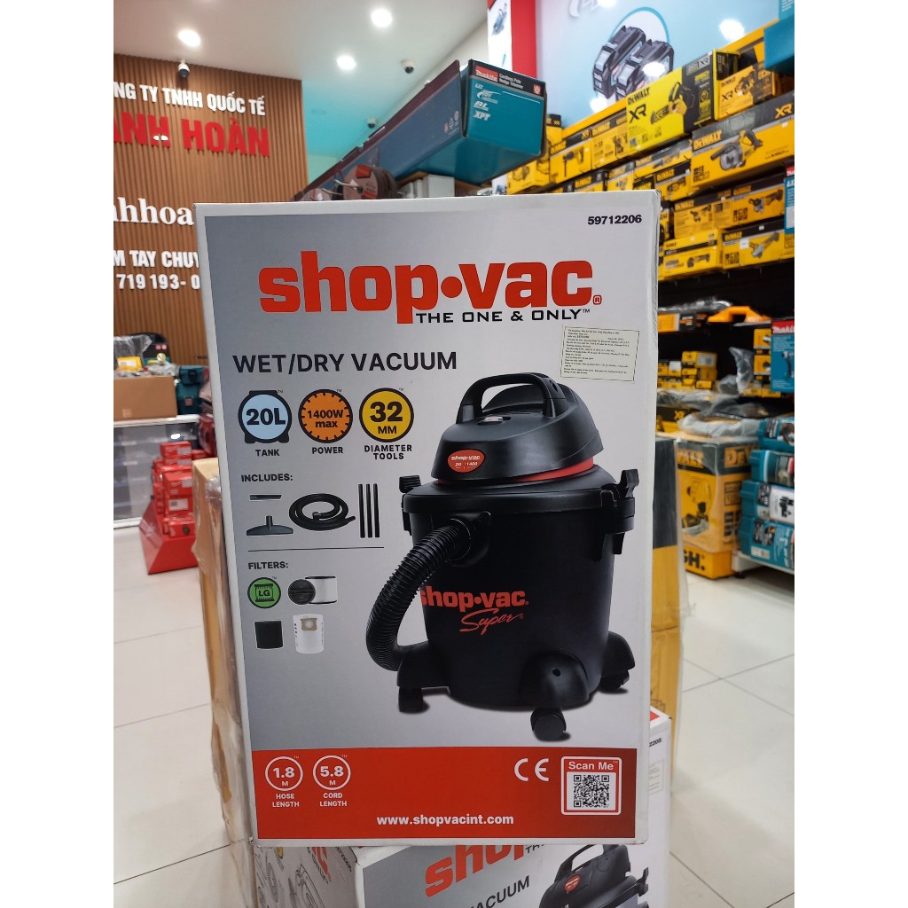 Máy hút bụi 59712207 - hiệu Shop Vac | Shopee Việt Nam