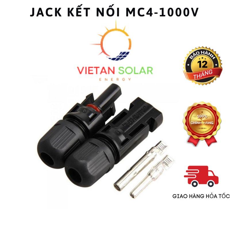 Jack MC4-1000V kết nối tấm pin năng lượng mặt trời | Shopee Việt Nam