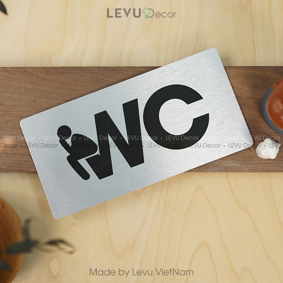 15 mẫu bảng toilet, bảng wc, bảng restroom, biển chỉ hướng nhà vệ sinh ...