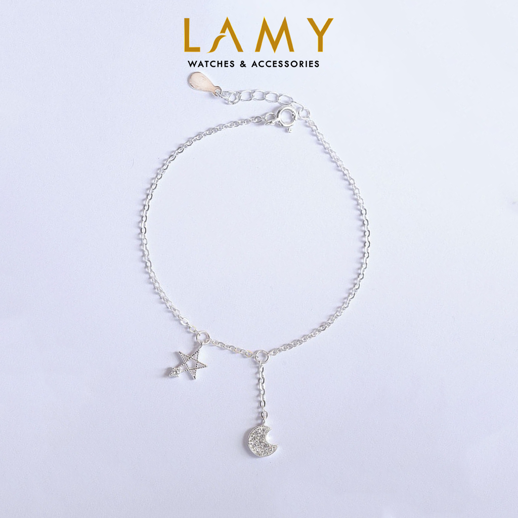 Lắc chân bạc CDE Moonlit Starry Sky Silver Anklet CDE9026SV - Lắc chân ...