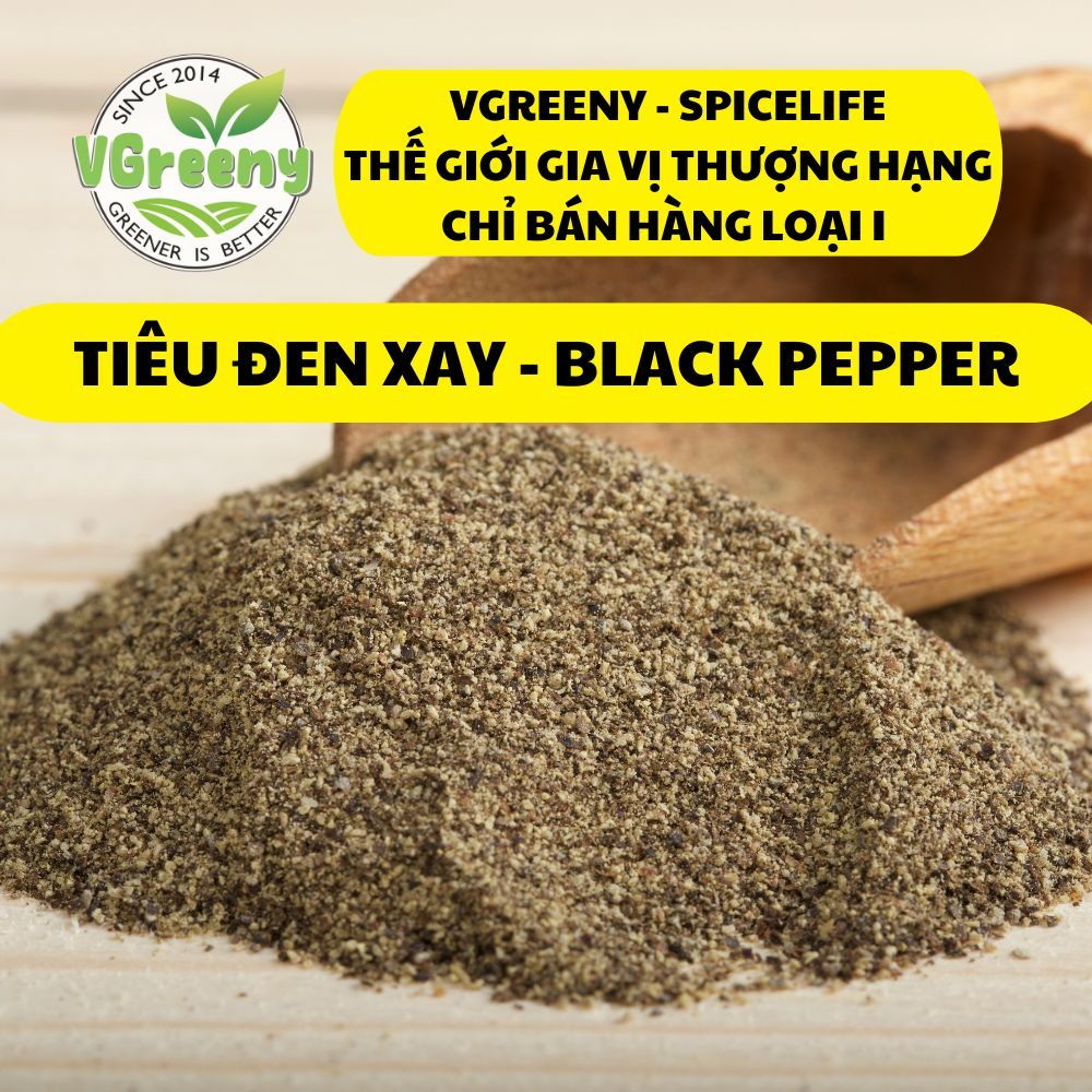 [100G - 500G] Ground Black Pepper - Tiêu Đen xay thơm cay - Tiêu Sạch ...