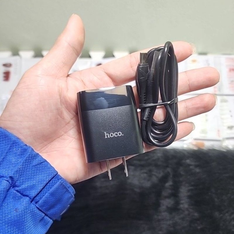 BỘ CỦ CÁP SẠC NHANH 2 CỔNG USB CÁP TYPE-C MÀN HÌNH LED HOCO C86 ...