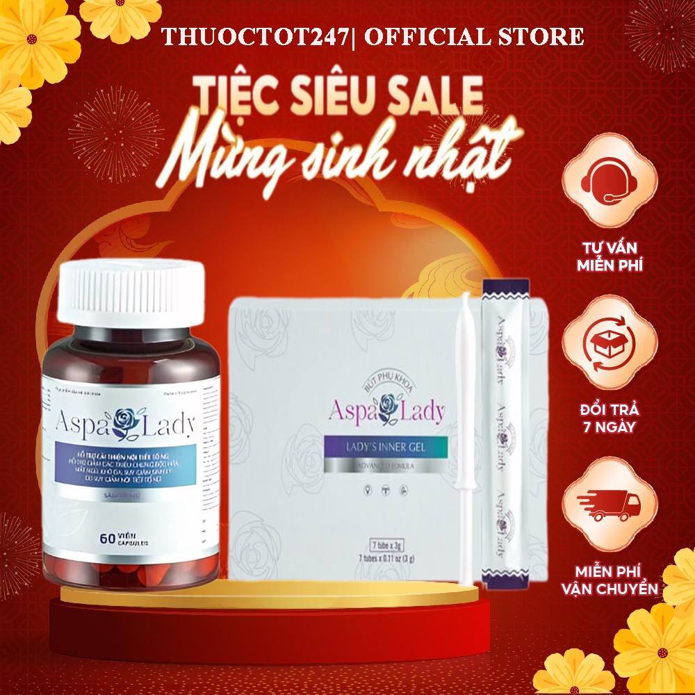 Bộ Đôi Sản Phẩm Aspa Lady Giúp Cân Bằng Nội Tiết Tố Nữ, Đẹp Da, Chăm ...