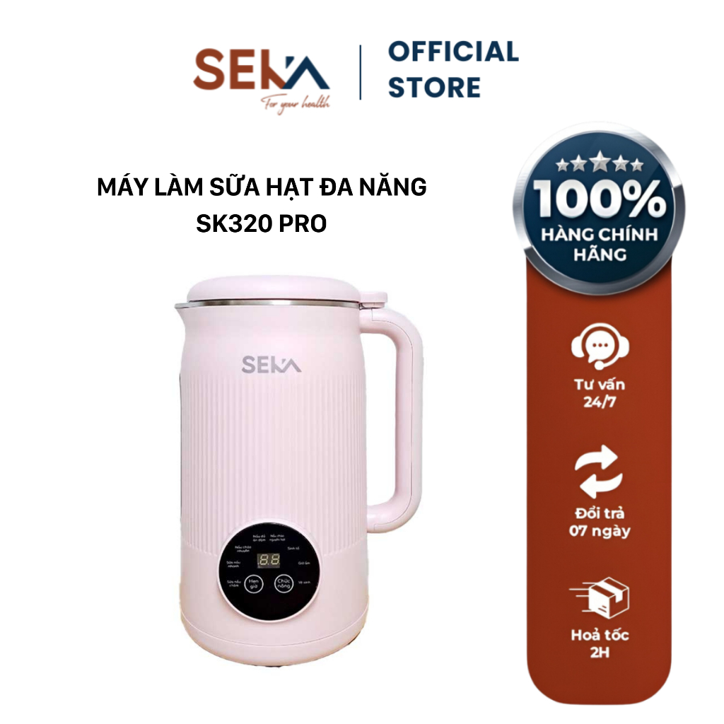 Máy Làm Sữa Hạt SK320 Pro Seka - Điều Khiển Bằng Cảm Ứng, BH 12 Tháng, 8 Chế Độ Nấu | Shopee ...