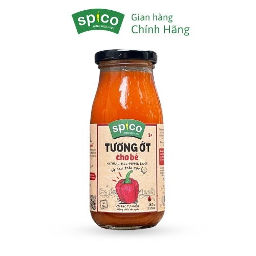 TƯƠNG ỚT CHO BÉ SPICO 260g không cay | Shopee Việt Nam
