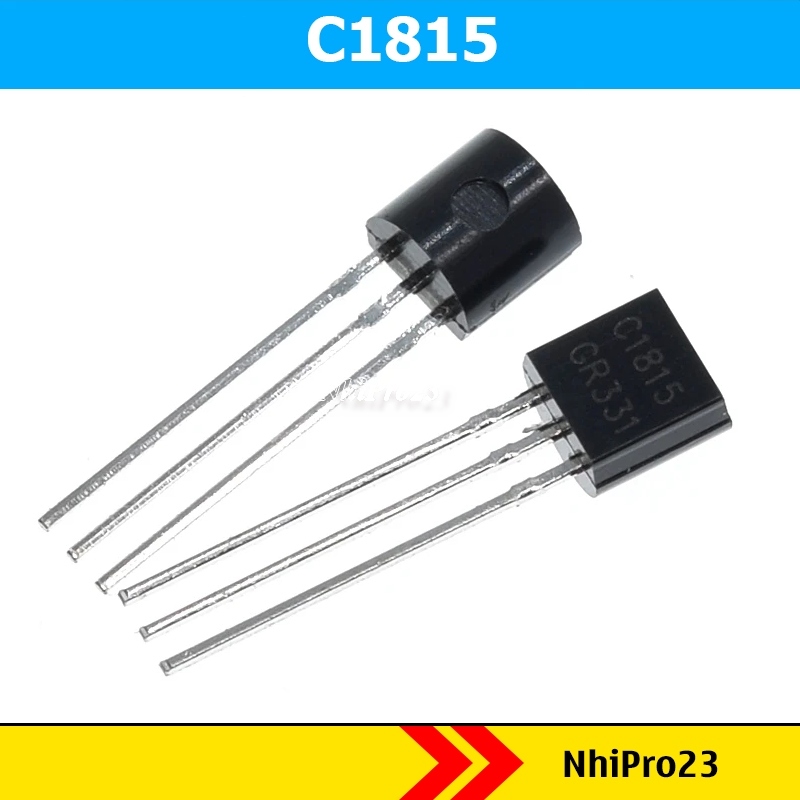 Gói 10 - Transistor C1815 2SC1815 0.15A 50V Chân Cắm TO-92 NPN | Shopee ...