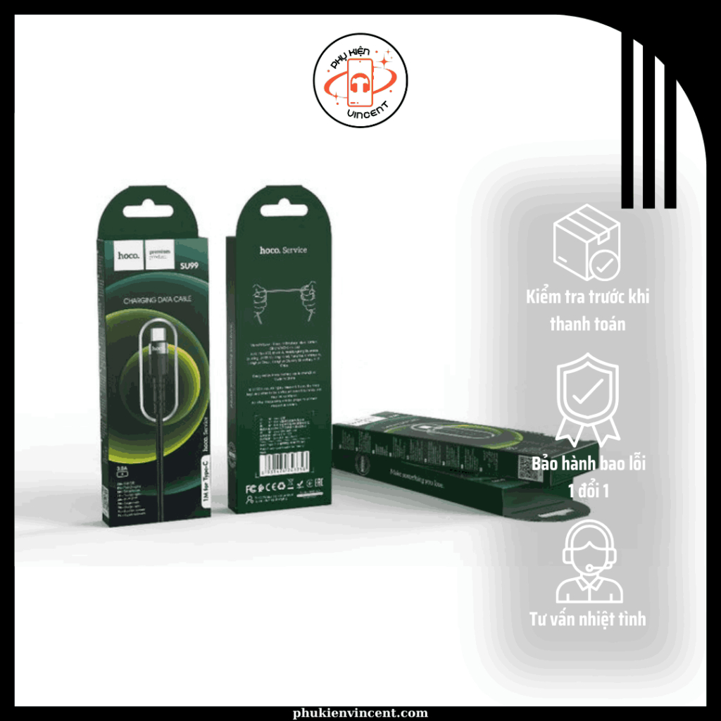 Cáp Sạc Nhanh HOCO SU99 Đầu Type C Dài 1M | Shopee Việt Nam