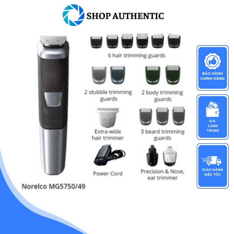 Máy Cạo Râu, Máy Tông Đơ Đa Năng PHILIPS Norelco MG3750 / MG5750 ...