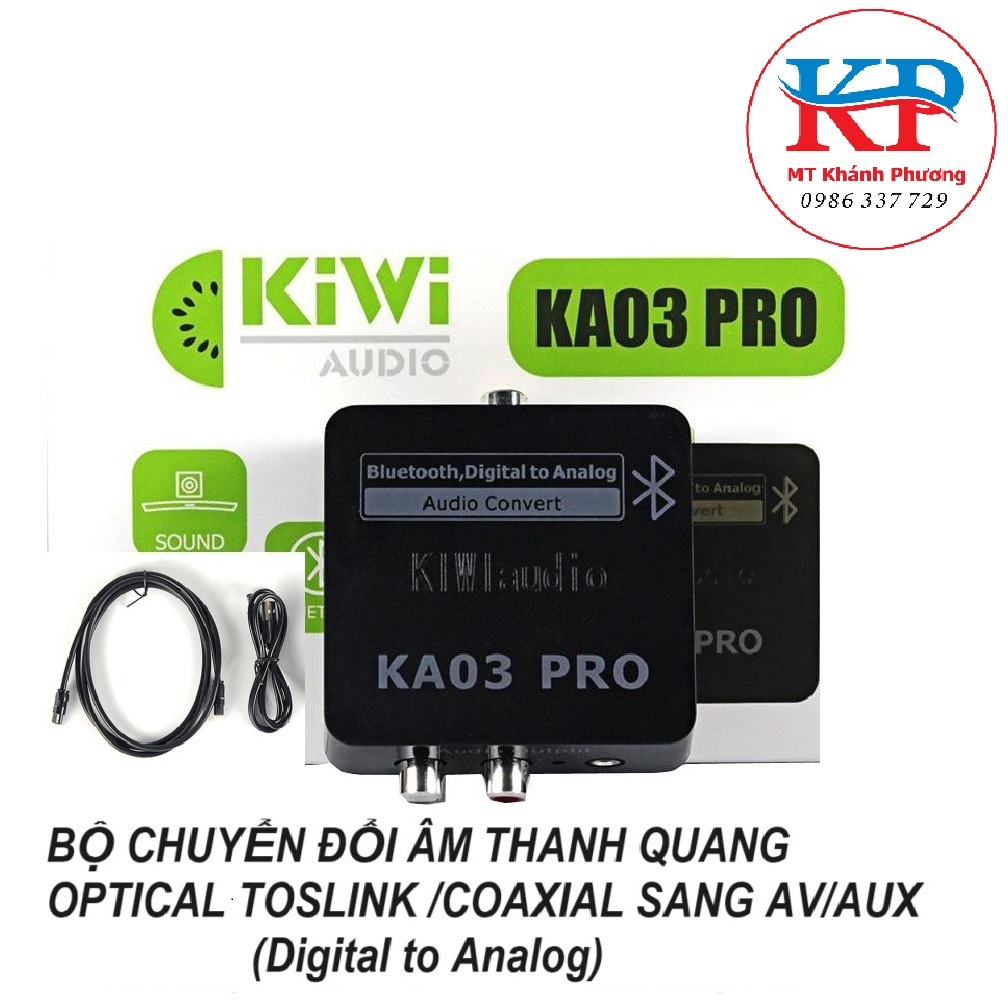 Bộ chuyển đổi âm thanh từ Optical sang Analog KIWI KA03 Pro hỗ trợ ...