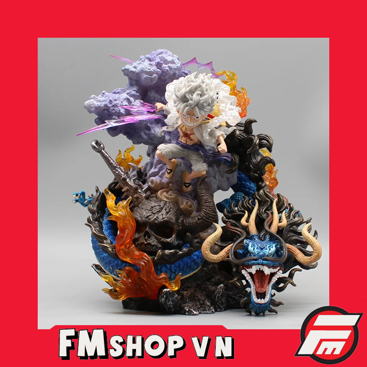 MÔ HÌNH NHÂN VẬT PVC NIKA LUFFY VS KAIDOU CHIBI 25CM VER BL | Shopee ...