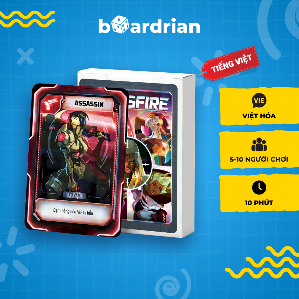 CROSSFIRE (Phiên bản DIY Việt Hóa) - Trò chơi board game ẩn vai suy ...