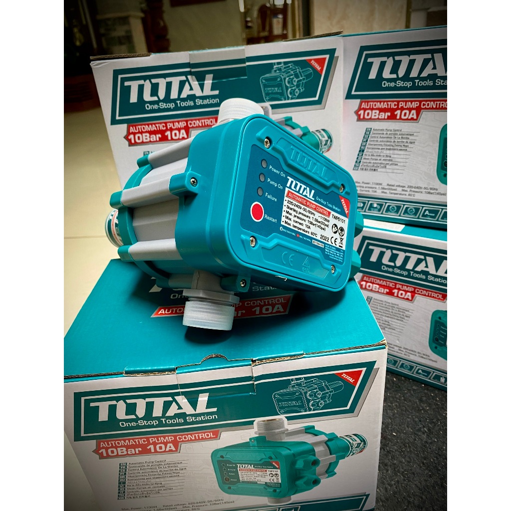 Thiết bị ngắt bơm nước tự động khi có áp lực (Rờ le) Total TWPS101 ...