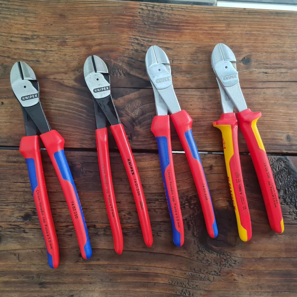 Kìm Cắt Knipex Thân Chéo Dài 250mm Lưỡi Cắt 64HRC 74 01 250/ 74 02 250/ ...