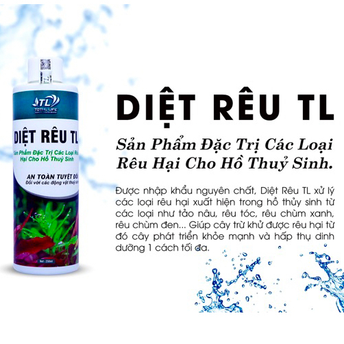 Dung Dịch Diệt Rêu TL - Hỗ Trợ Phòng Và Xử Lý Rêu Hại Thủy Sinh ...
