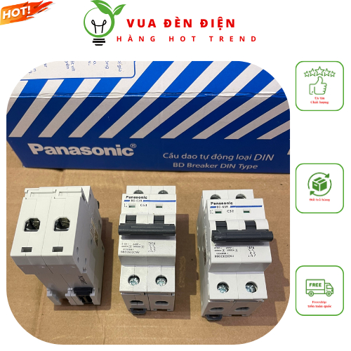 PANASONIC Cầu dao Aptomat CB 2 Pha 2 TÉP 32A 40A 63A | Shopee Việt Nam