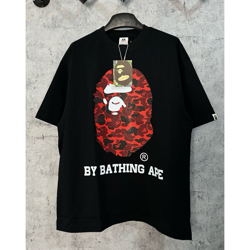 [Ảnh Thật] Áo thun Bape đỏ form âu cotton lạnh dày in dtg - Streetwears ...