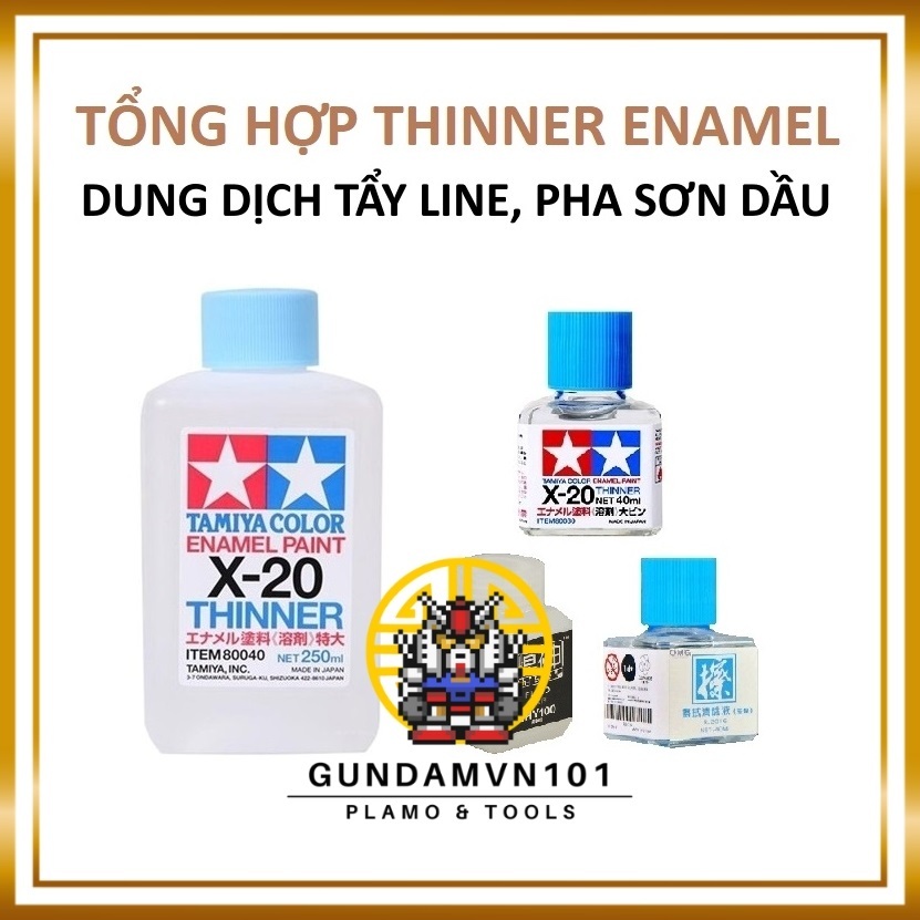 DUNG DỊCH THINNER ENAMEL GỐC DẦU TAMIYA X20 MOSHEN JHY100 CORMAKE Pha ...