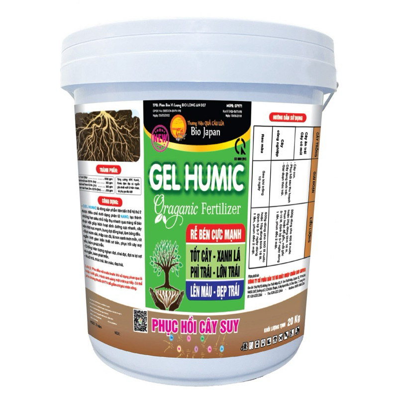 Phân bón lá Gell Humic xô 20kg | Shopee Việt Nam