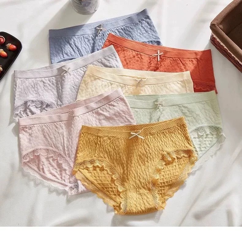 Lố 10 quần Lót Nữ Cotton Nơ Mềm Mại Mã 556 fresize 40-65kg | Shopee ...