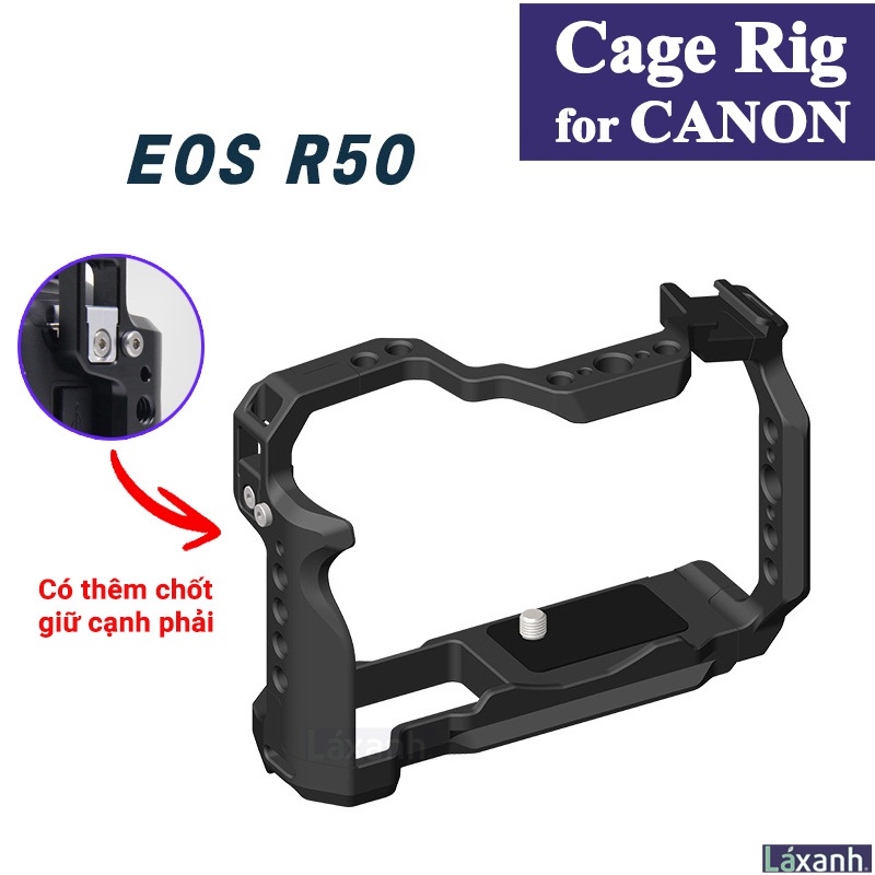 Canon EOS R50 | Khung bảo vệ Rig cage Giá treo phụ kiện máy ảnh ...