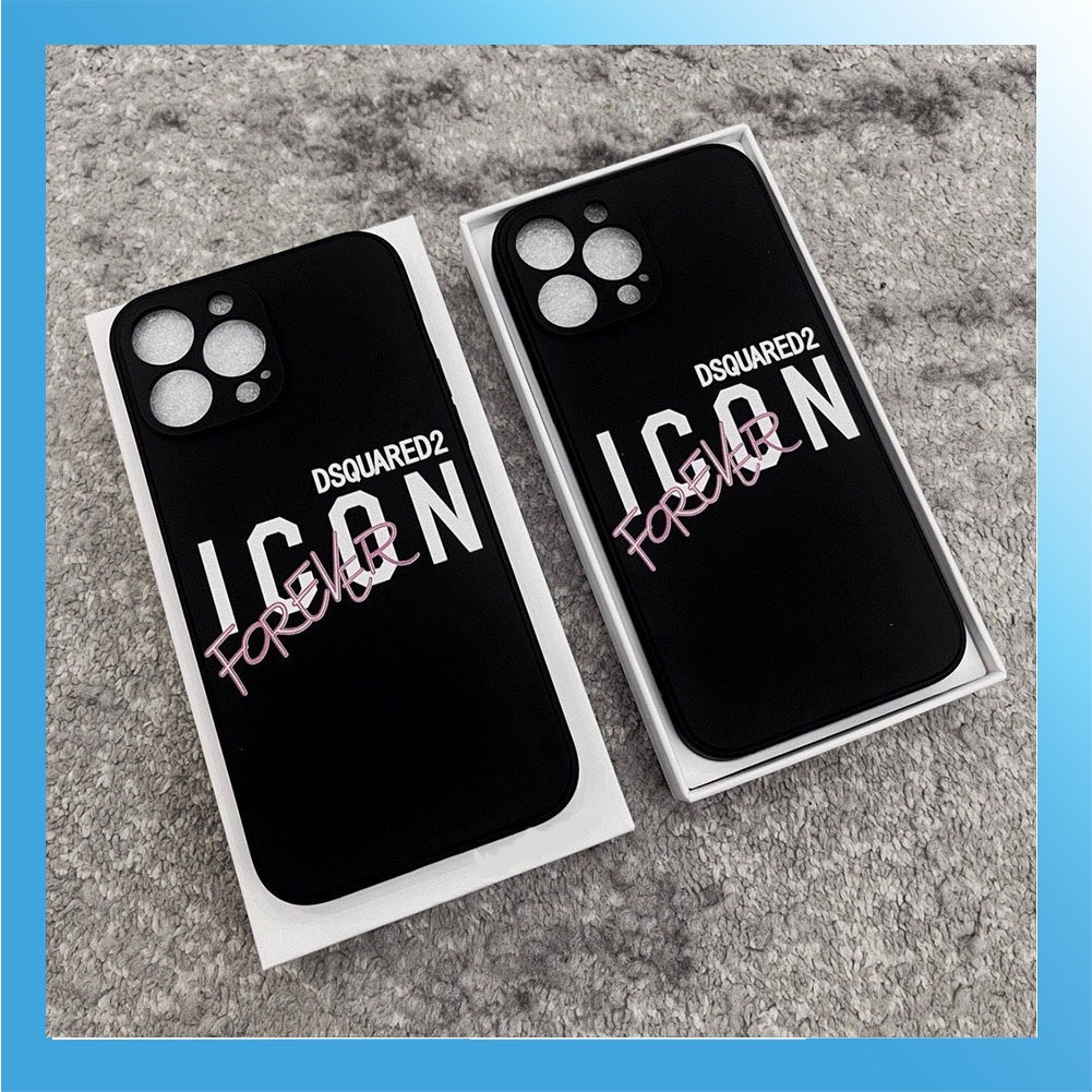 Ốp lưng iphone Dsquared2 icon Forever D44 Dẻo chống sốc Cạnh vuông bảo ...
