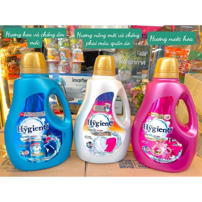 NƯỚC GIẶT XẢ 2in1 HYGIENE loại CAN 2800ml - hàng nội địa hàng Thái Lan ...