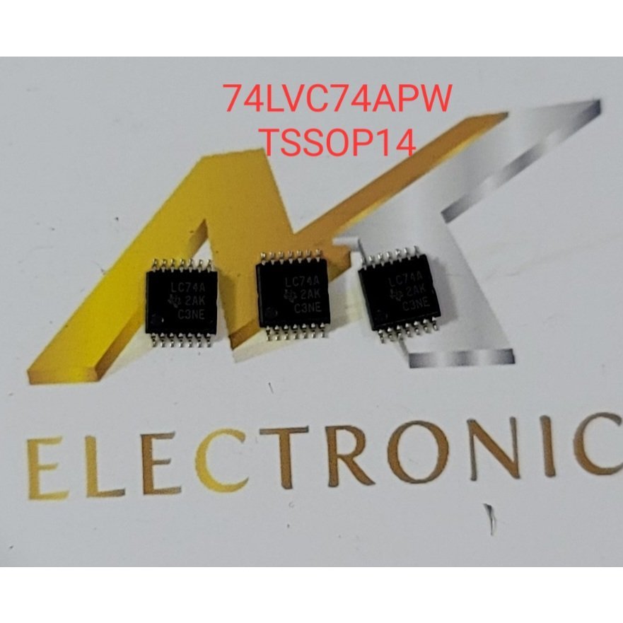 IC chip logic 74LVC74APWR 74LVC74A TSSOP14 ( ký hiệu trên thân LC74A) Chính hãng mới 100% (con ...