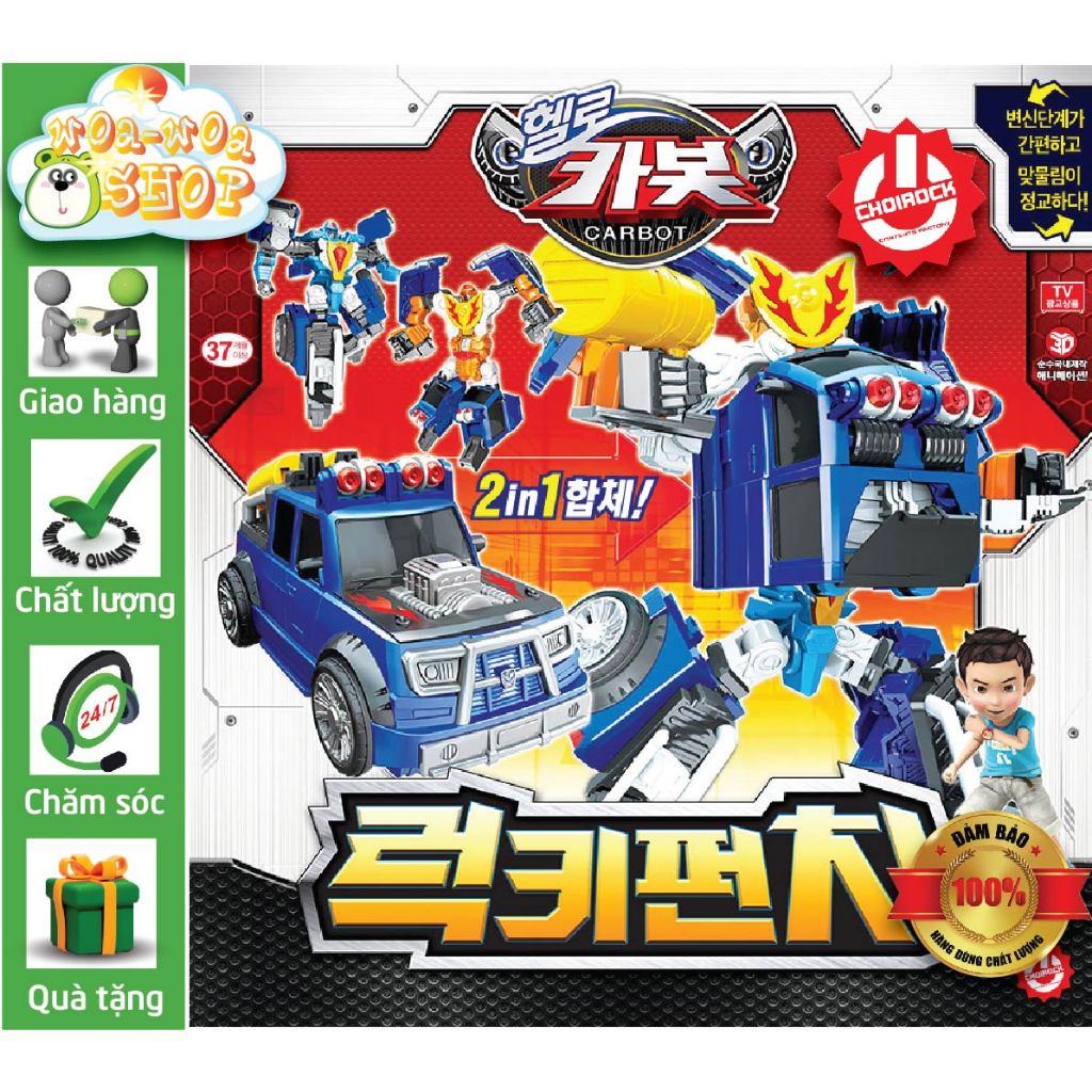 Đồ chơi xe ô tô Địa Hình 2 trong 1 biến hình thành Robot chiến đấu ...