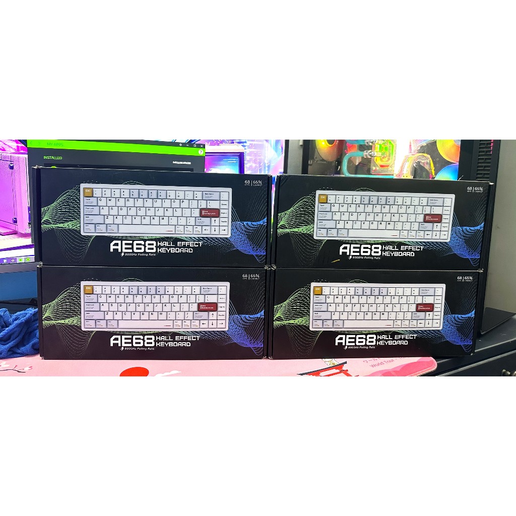 Bàn phím cơ gaming Everglide AE68 HE | Rapid Trigger | 8000hz , giá rẻ ...