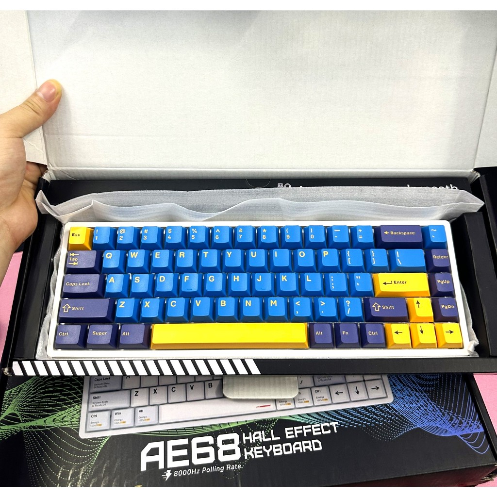 Bàn phím cơ gaming Everglide AE68 HE | Rapid Trigger | 8000hz , giá rẻ ...