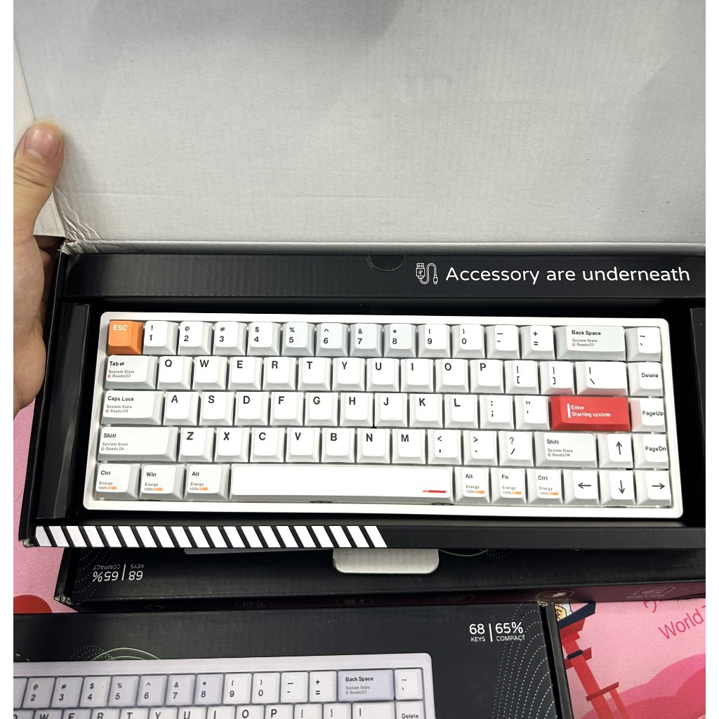 Bàn phím cơ gaming Everglide AE68 HE | Rapid Trigger | 8000hz , giá rẻ ...