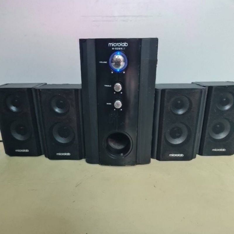 Bộ loa vi tính 4.1 MICROLAB ,model : M - 528/4.1,đã gắn BLUETOOTH ...