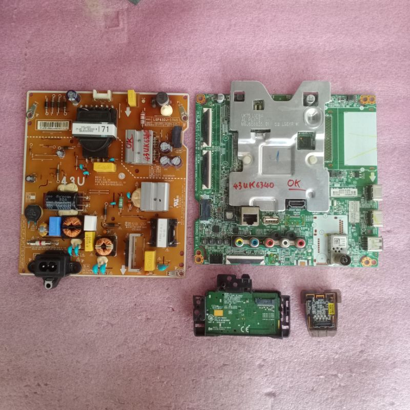 bo mạch tivi LG 43UK6340 bo chạy màn LG,bo xử lý, khiển, nguồn, wifi,bo mắt | Shopee Việt Nam