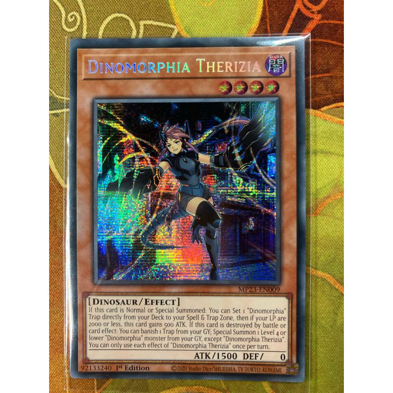 [LiLy_Yugioh] Lá bài Dinomorphia Therizia - MP23-EN009 - Prismatic ...