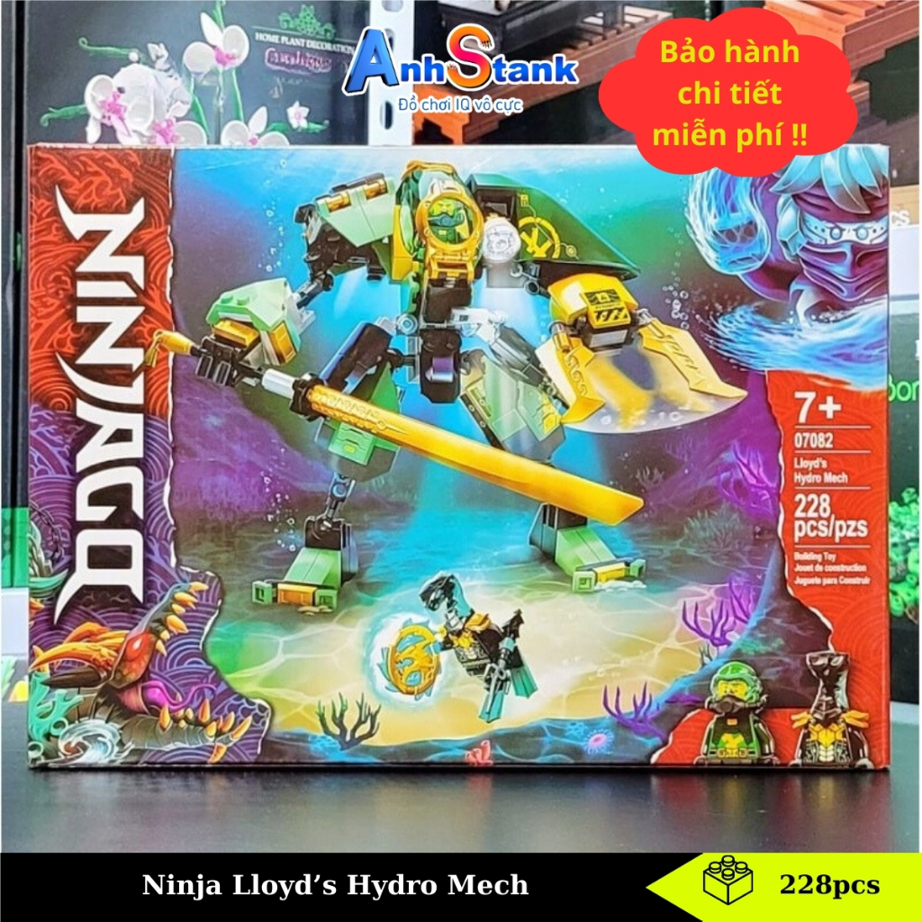 [Ninja] Lắp ráp NINJA CITY SKU 07082 60082 | 71750 Lloyd's Hydro Mech ...