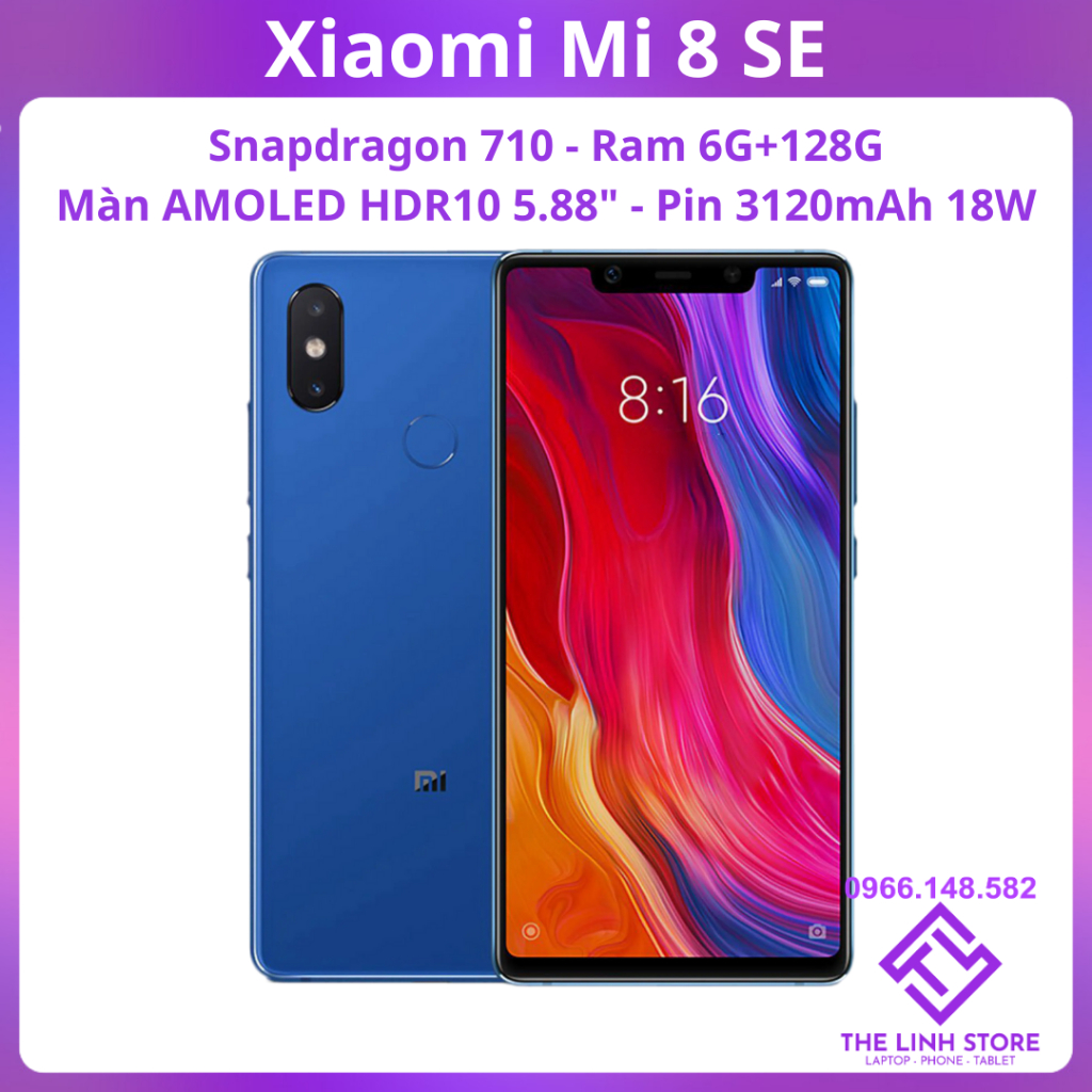 Điện thoại Xiaomi Mi 8 SE màn AMOLED 5.88 inch - Snapdragon 710 ram 6G 128G | Shopee Việt Nam