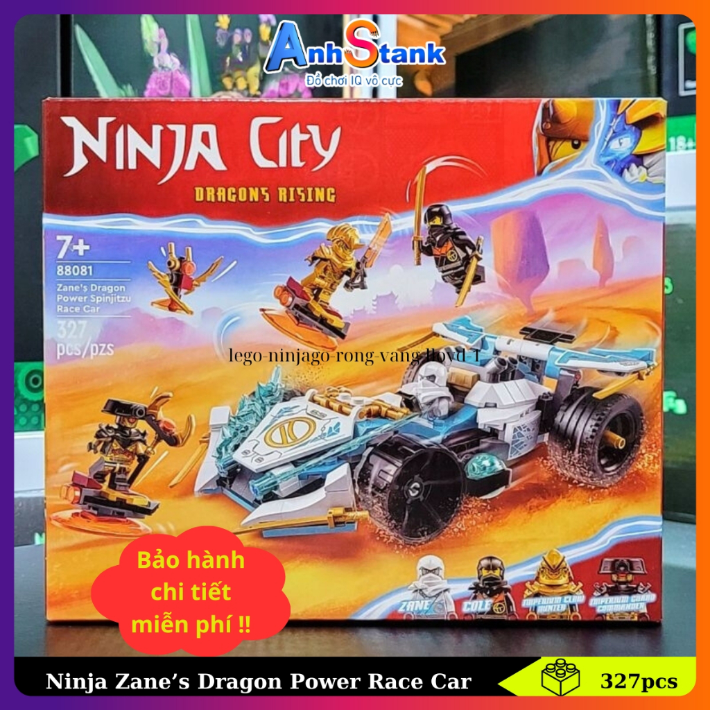 [Ninja] Lắp ráp NINJA CITY 88081 | 71791 Zane's Dragon Power Spinjitzu ...