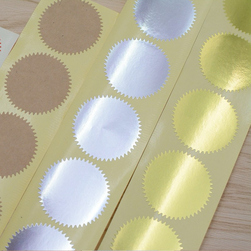 Combo 10 sticker dán đóng dấu dập nổi 4cm | Shopee Việt Nam