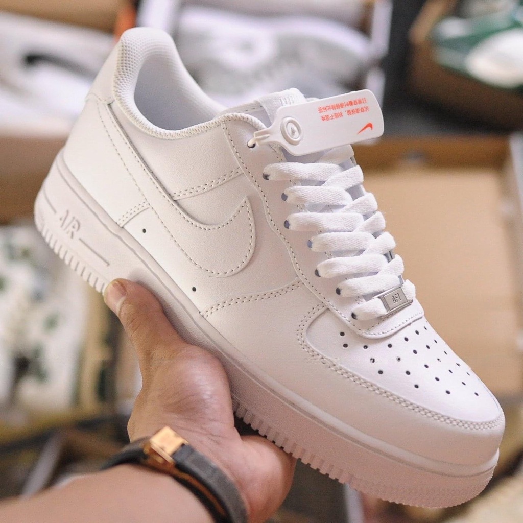 Giày_Nike Trắng Air Force 1 , Giày AF1 Full Trắng Đế Air Bản S.Cấp ...