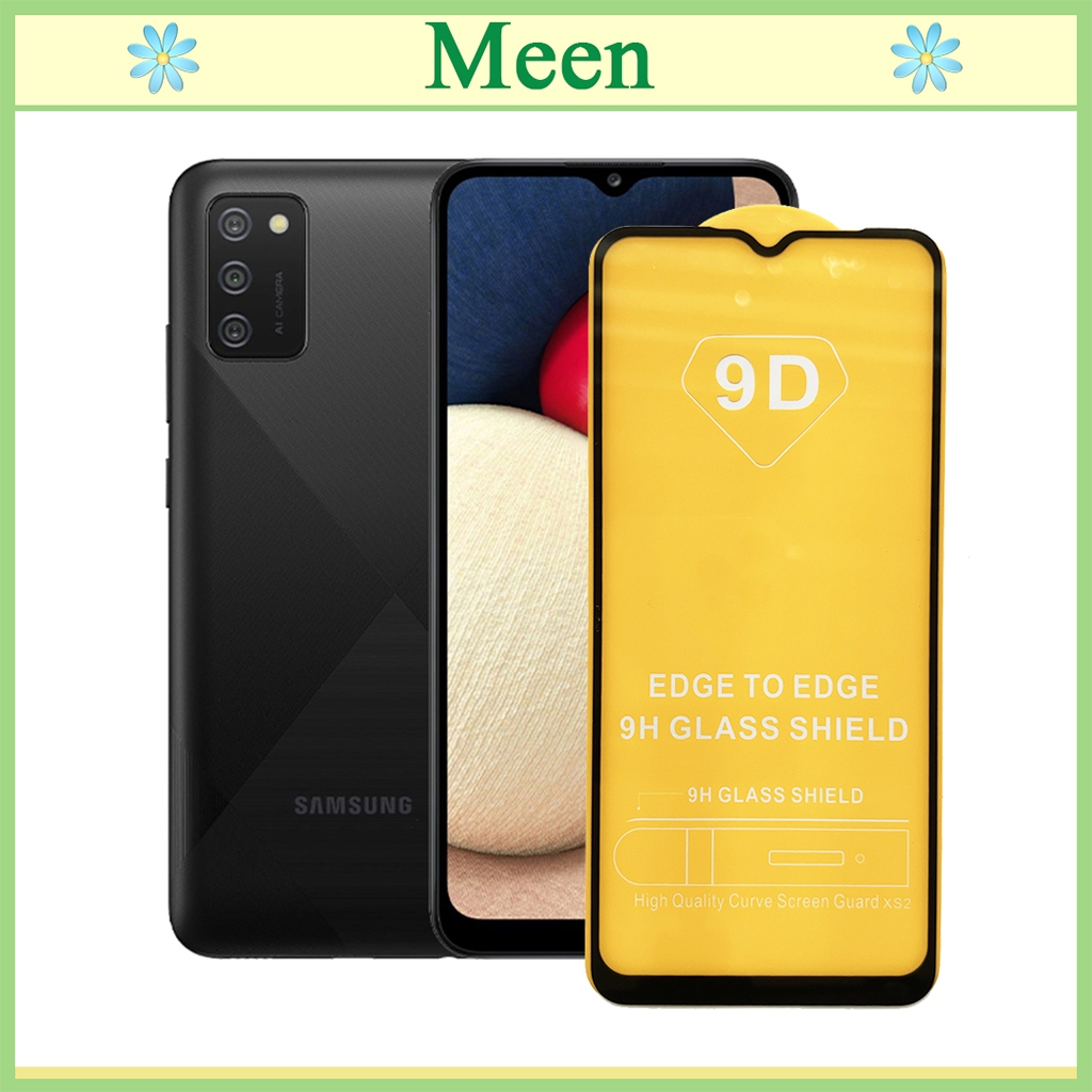 "Kính cường lực 9D Samsung A02s "Full màn hình, Ảnh shop tự chụp, tặng ...