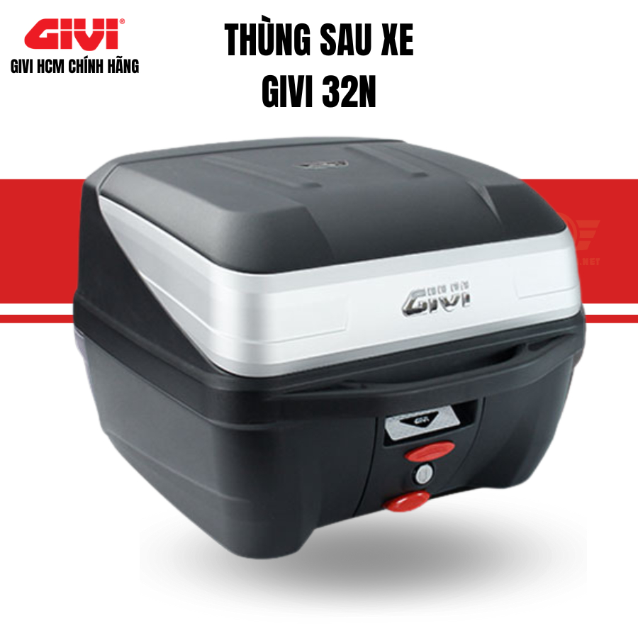 Thùng Sau Givi B32N BOLD - Thùng Givi Chính Hãng 32L Gắn Sau Xe Máy - GIVI HCM CHÍNH HÃNG ...