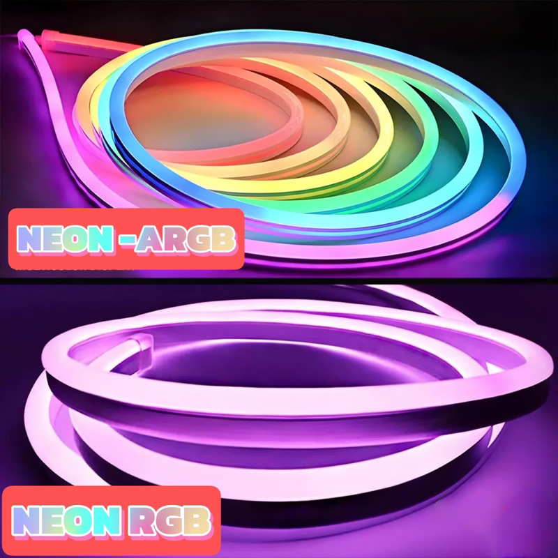 Đèn NEON FLEX ARGB-RGB 16 TRIỆU MÀU cảm biến âm thanh điều khiển app ...