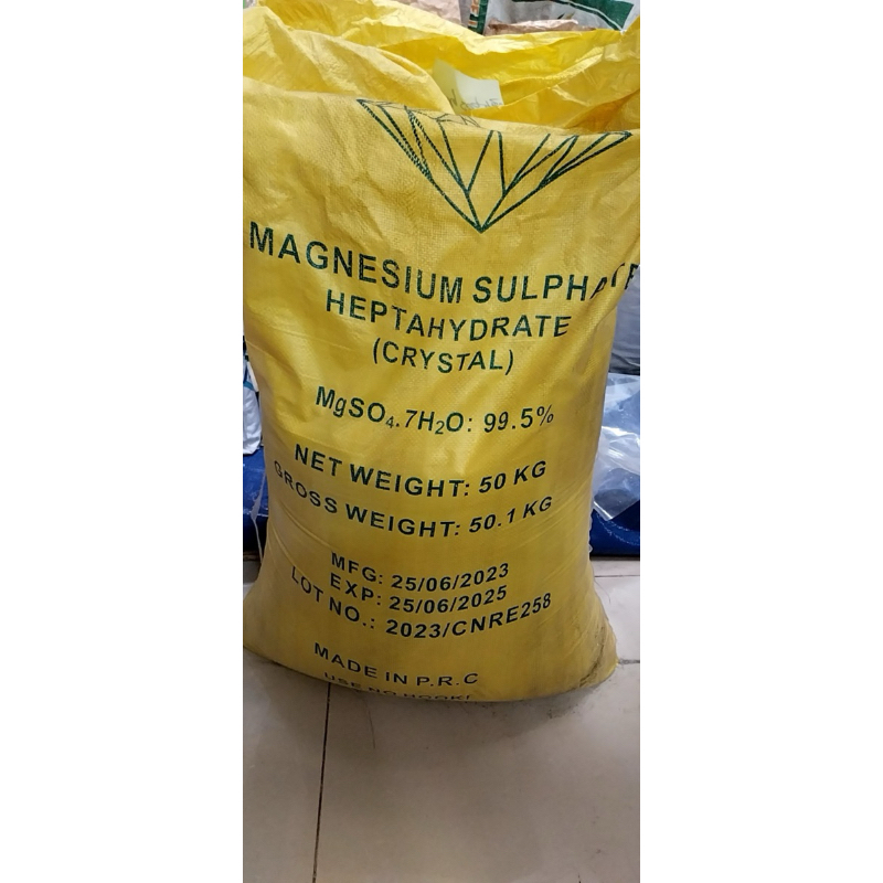 Bao phân 25kg muối epsom Mgs04.7h20 hạt to bổ sung magie cây trồng và ...