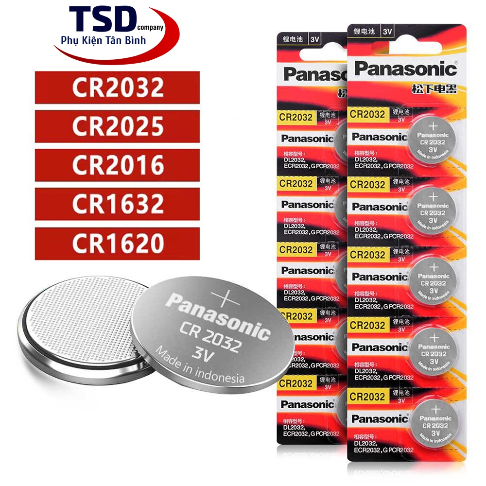 Pin Cmos Panasonic CR2032 / CR2025 / CR2016 / CR1632 / CR1620 Lithium ...