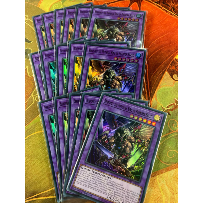 [LiLy_Yugioh] Lá bài Berfomet the Mythical King of Phantom Beasts - AGOV-EN032 - Super Rare 1st ...