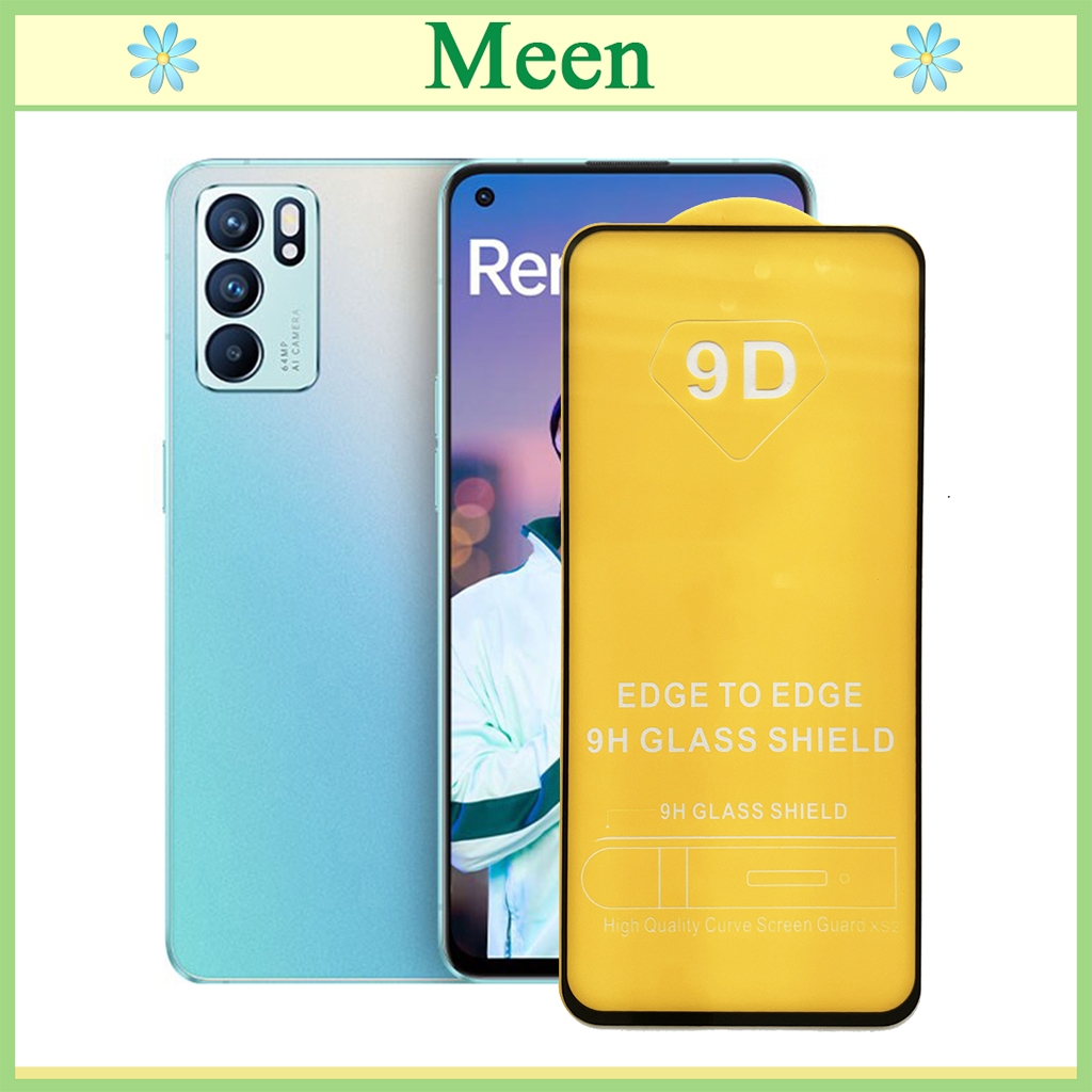 "Kính cường lực 9D OPPO Reno 6 5G " Full màn hình, Ảnh shop tự chụp ...