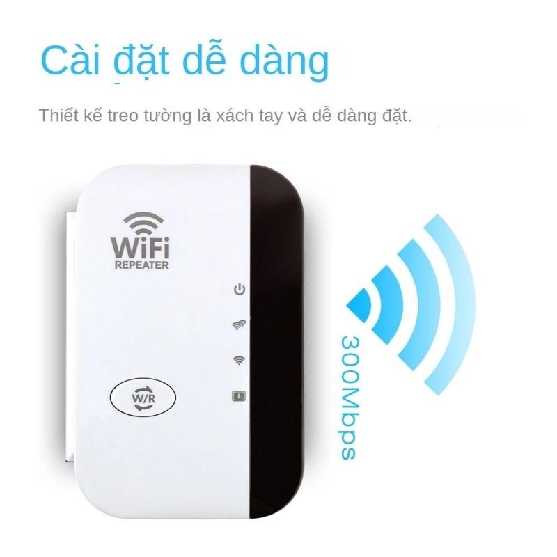 Kích sóng Wifi Repeater 300M 2.4G, khuếch đại tín hiệu Wifi chuẩn N ...
