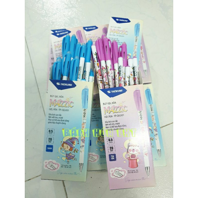 Hộp 20 Bút Gel xóa được Mazzic Điểm mười Thiên Long loại tốt [chính ...
