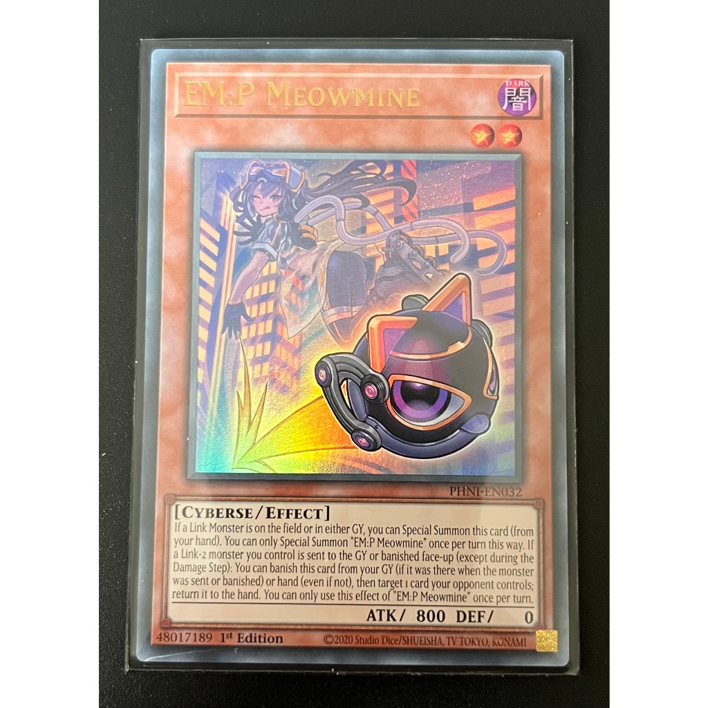 [Thẻ bài Yugioh] - [TCG-UK] - PHNI-EN032 - EM:P Meowmine - Ultra Rare ...